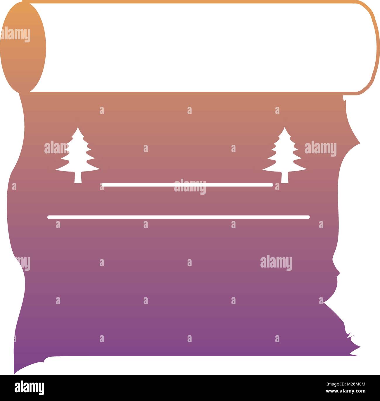 Old paper scroll icon Stock Vector Image & Art - Alamy