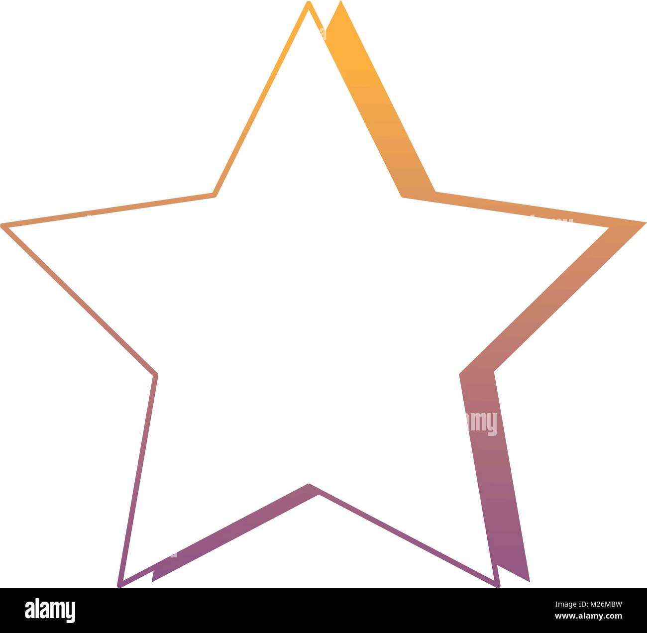 Star shape icon image Stock Vector Image & Art - Alamy
