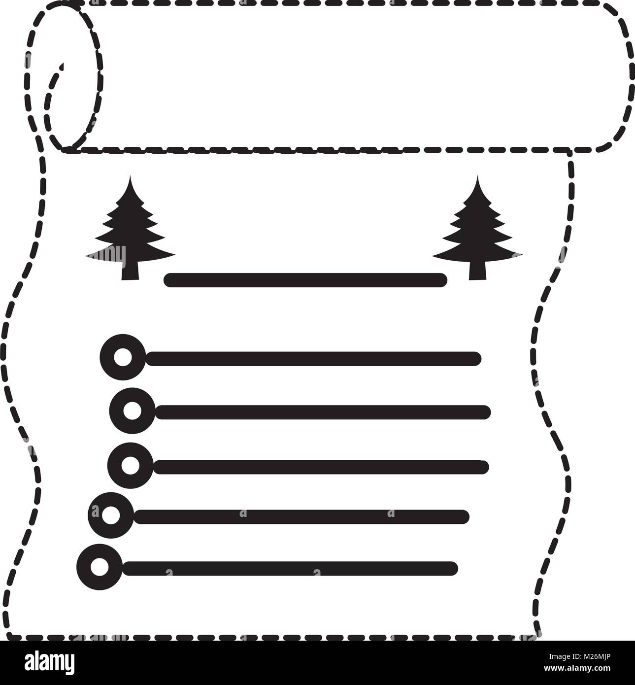 Old paper scroll icon Stock Vector Image & Art - Alamy