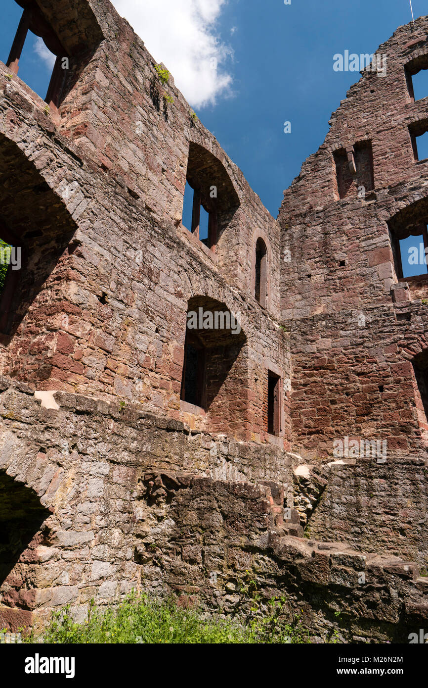 Ruin Schönrain in the Spessart in Germany Stock Photo - Alamy