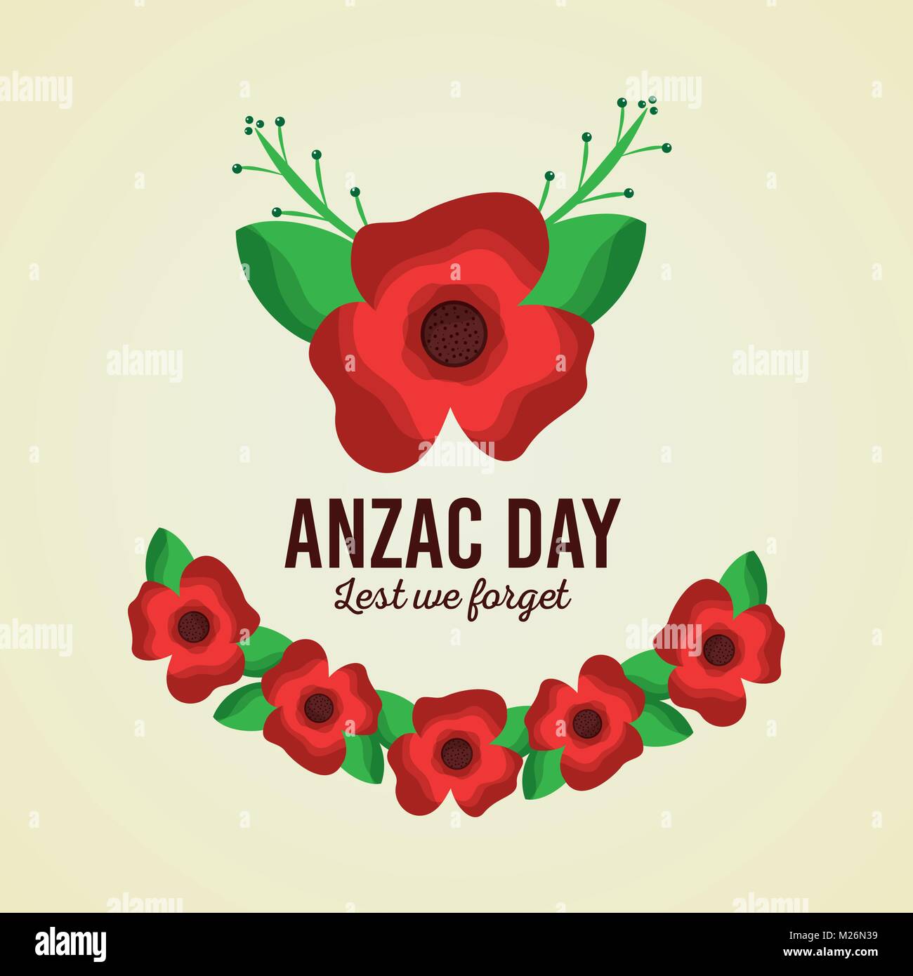 Lest we forget poppy Stock Vector Images - Alamy