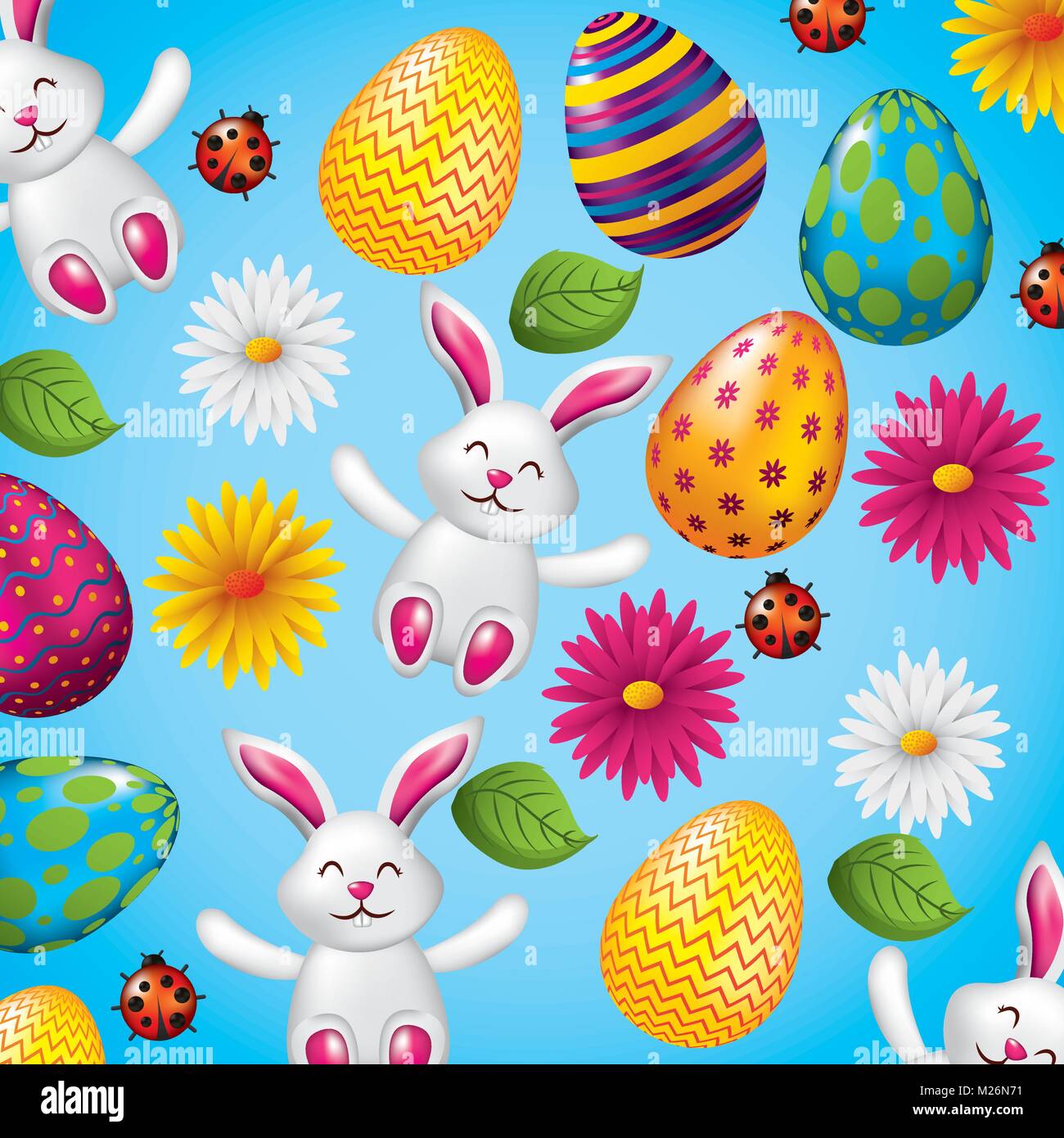 Yellow bunnies Stock Vector Images - Alamy