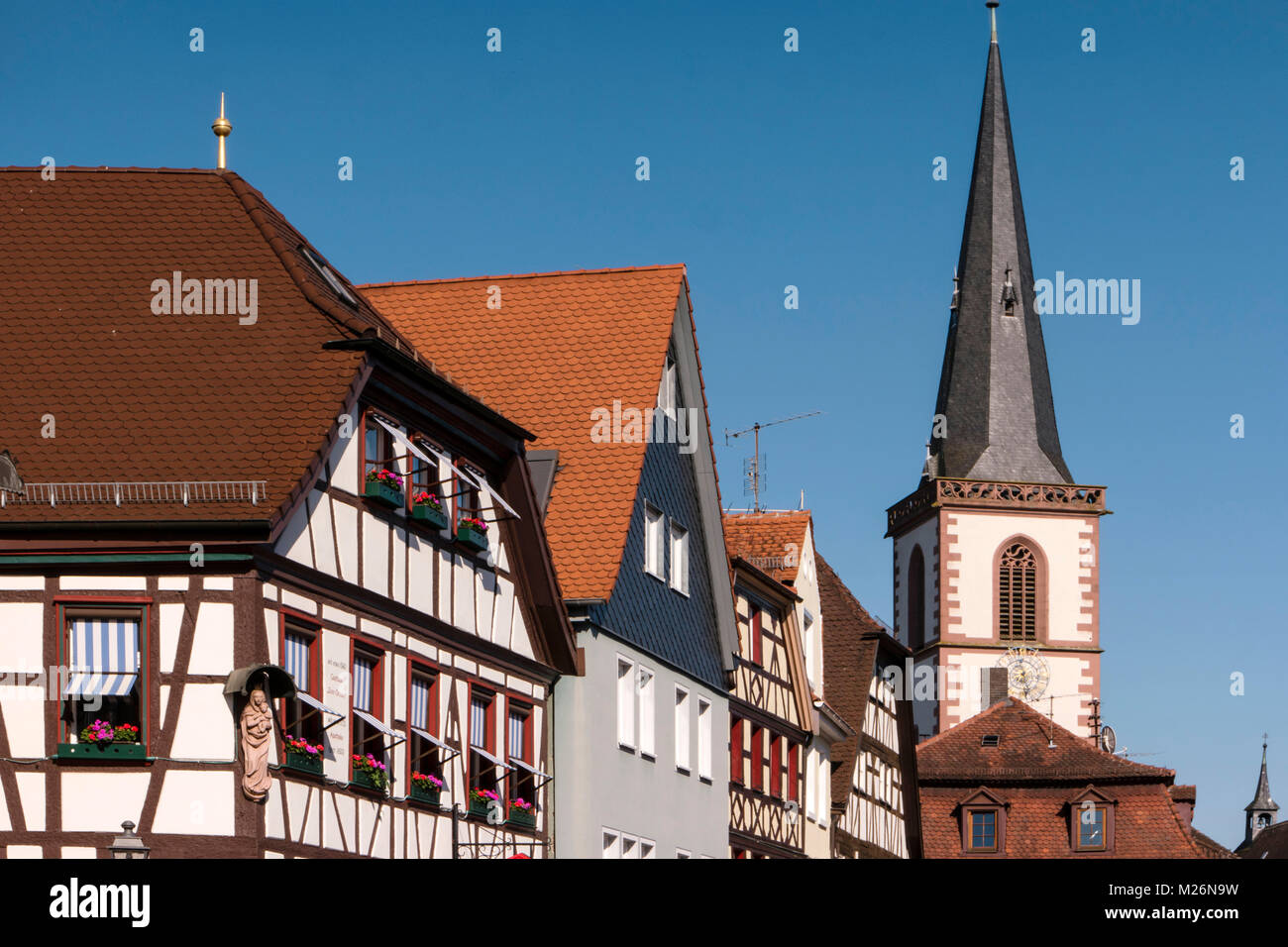 Lohr am Main in the Spessart in Germany Stock Photo - Alamy