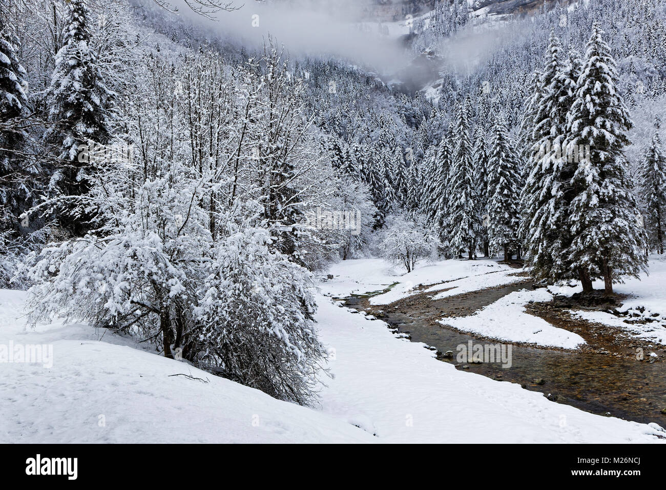 Beautiful french alps snow hi-res stock photography and images - Alamy