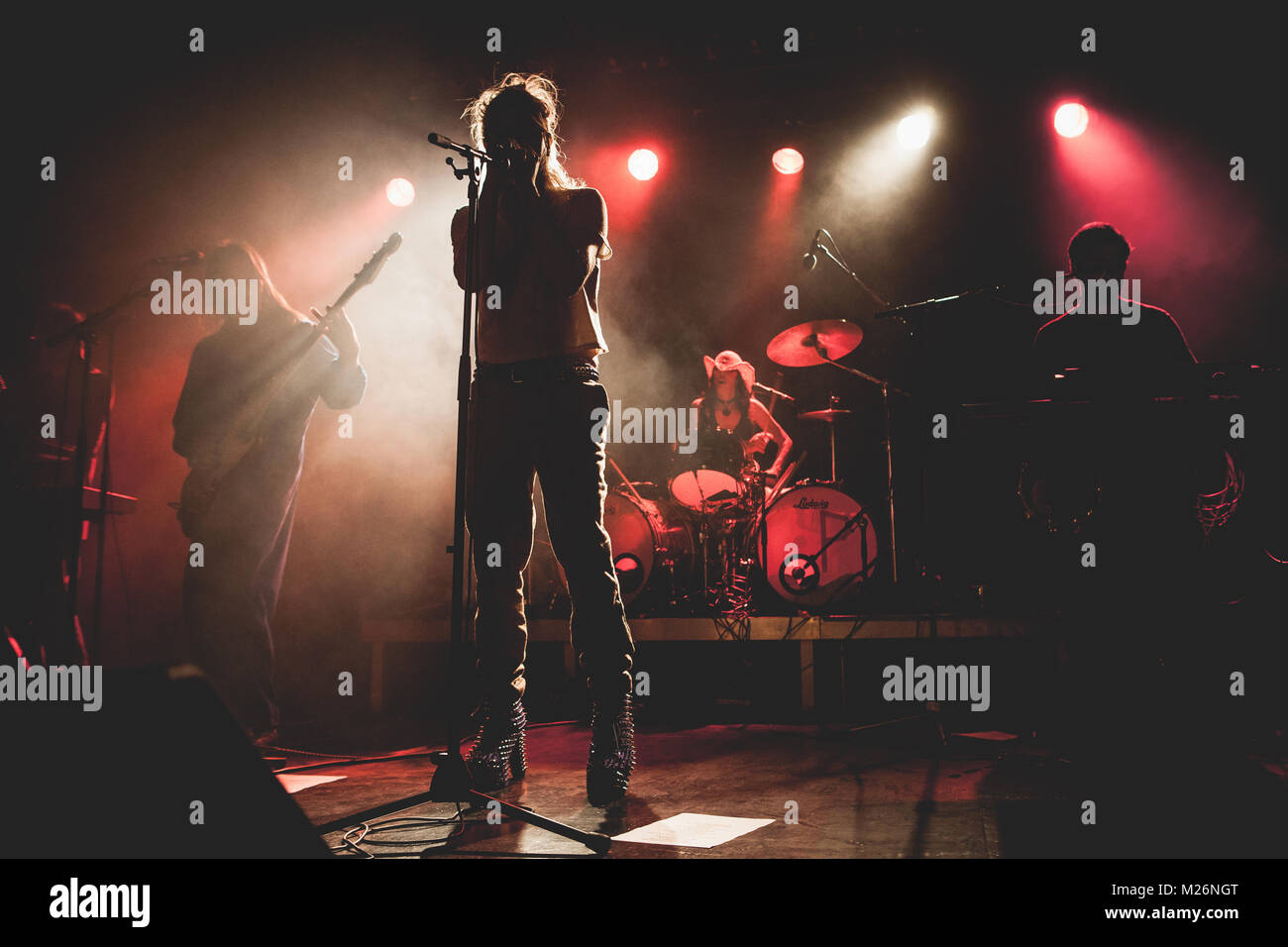 The American singer, songwriter and musician Ariel Pink performs a live ...