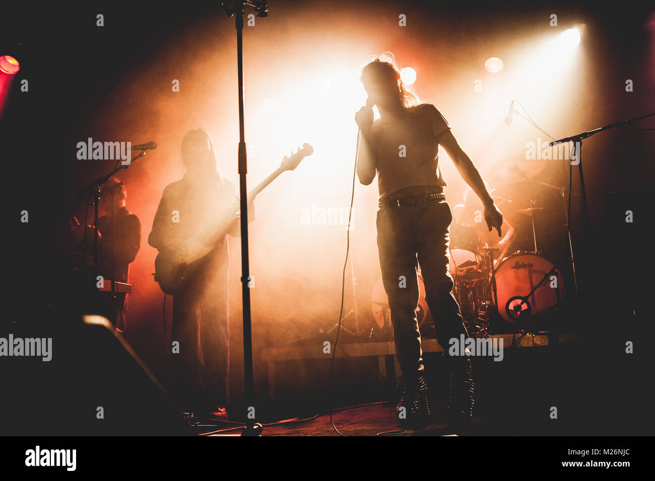 The American singer, songwriter and musician Ariel Pink performs a live ...