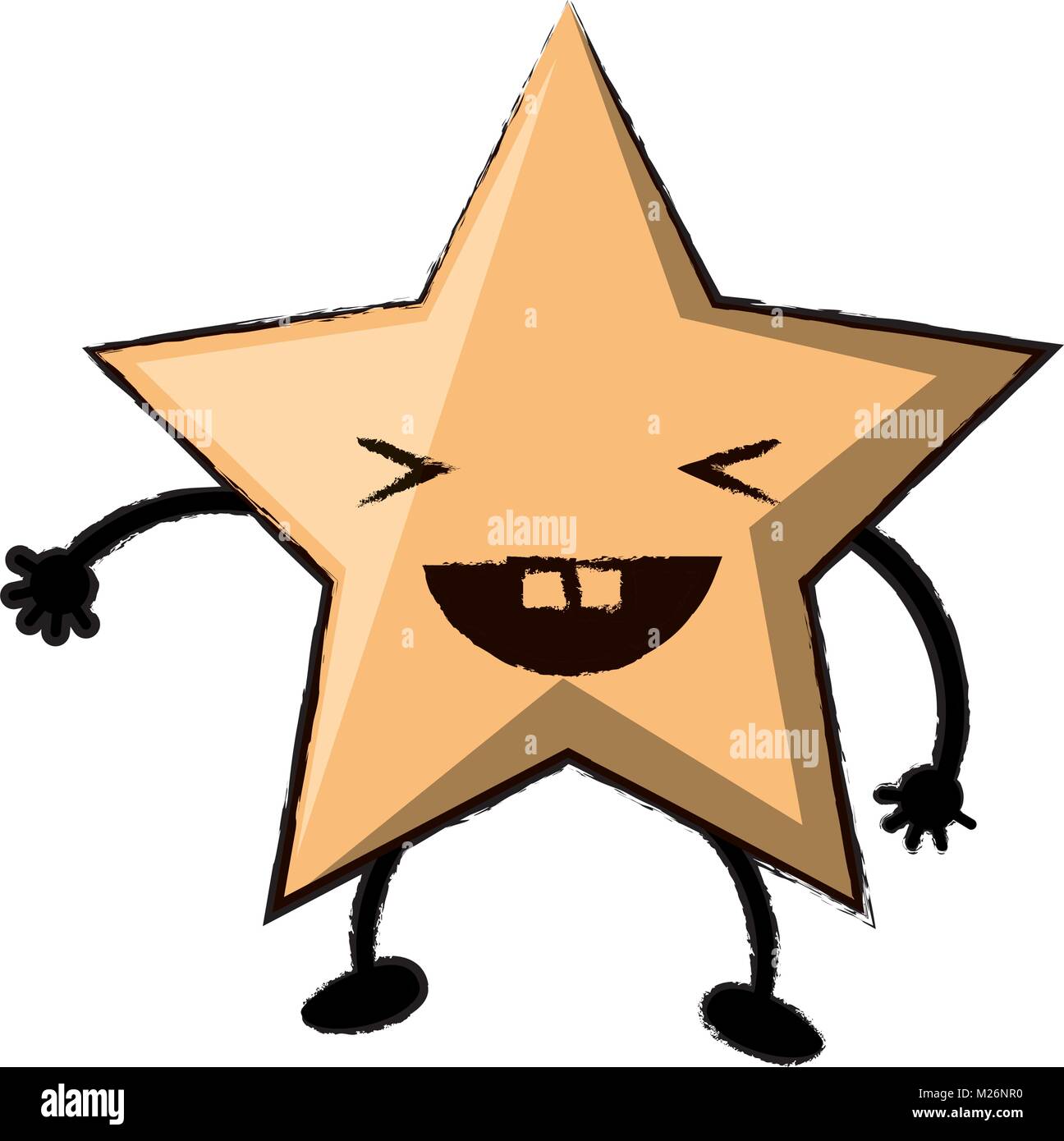 Kawaii star icon Stock Vector Image & Art - Alamy