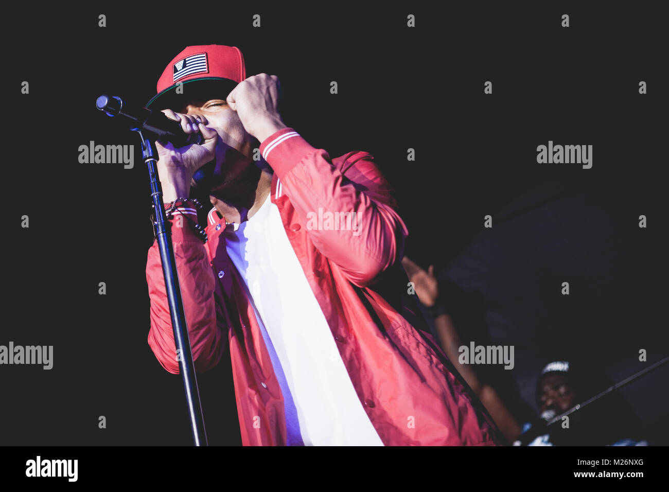 Chance The Rapper is here pictured live on stage at Tap 1 in Copenhagen ...