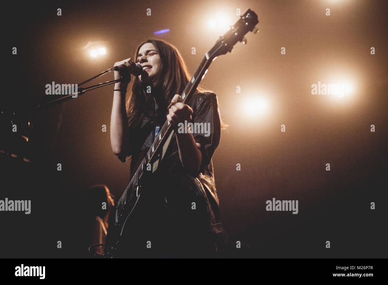 The American pop rock band HAIM consists of the three Haim-sisters Este ...