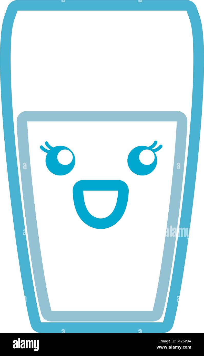 kawaii glass icon Stock Vector Image & Art - Alamy