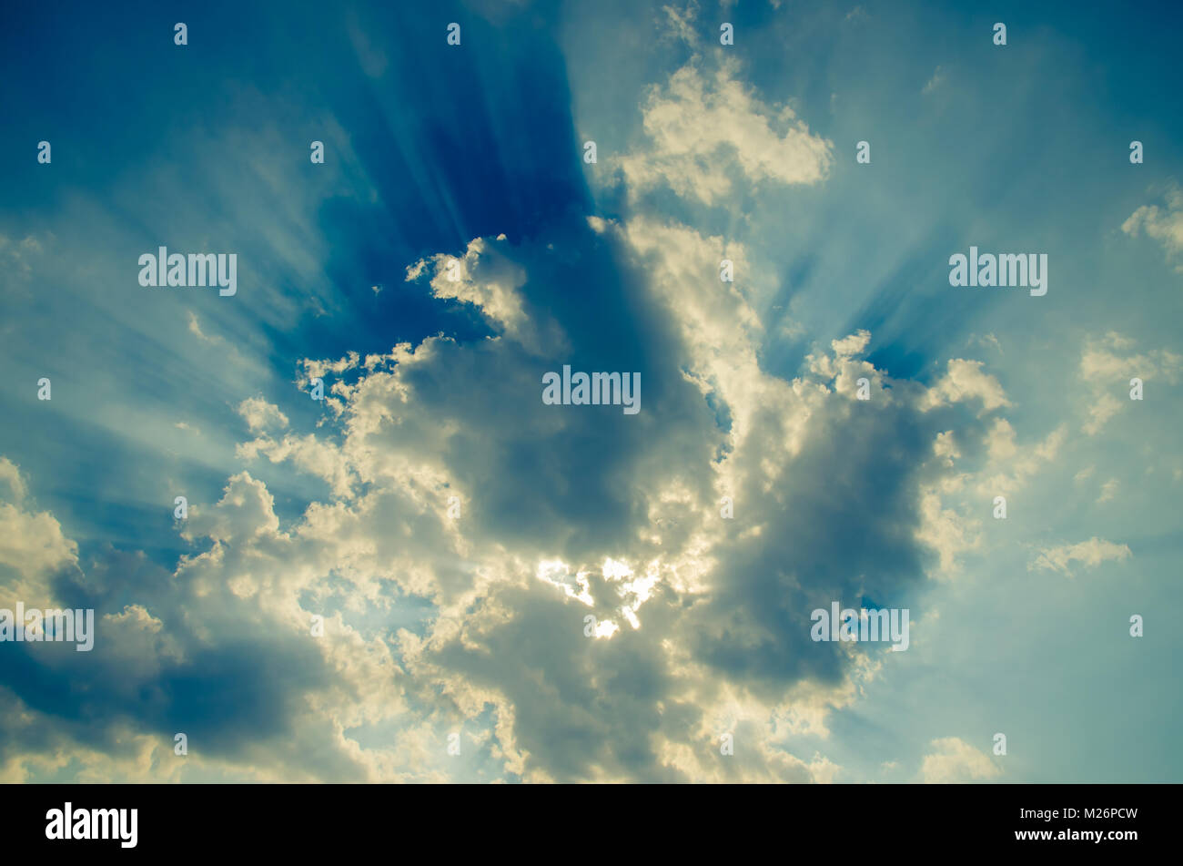 beautiful light in the sky Stock Photo - Alamy