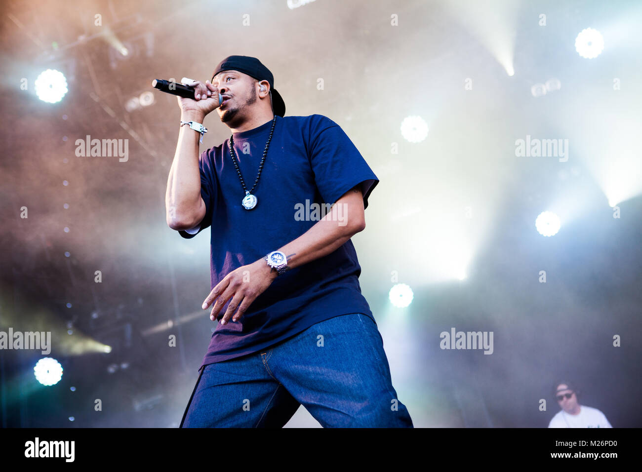 The American hip hop group Jurassic 5 performs a live concert at ...