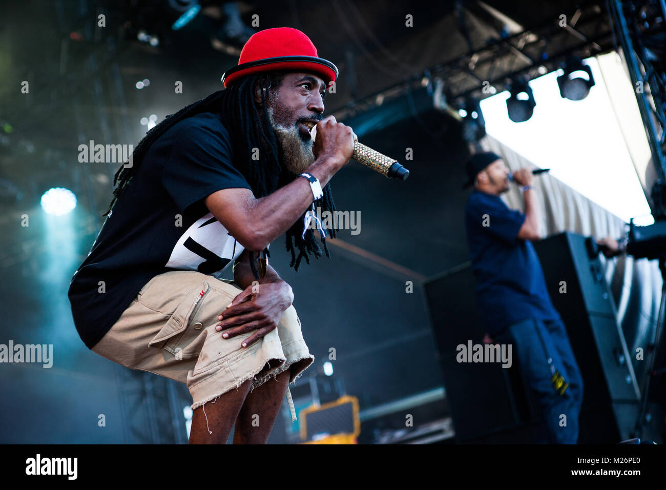 The American hip hop group Jurassic 5 performs a live concert at ...