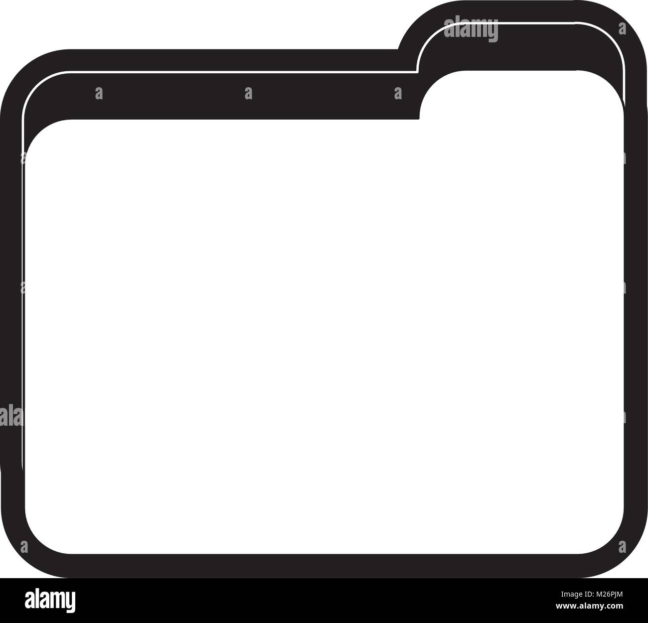 document folder icon Stock Vector Image & Art - Alamy