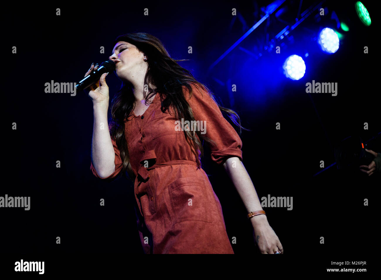 The American singer-songwriter and musician Lana Del Rey performs a ...