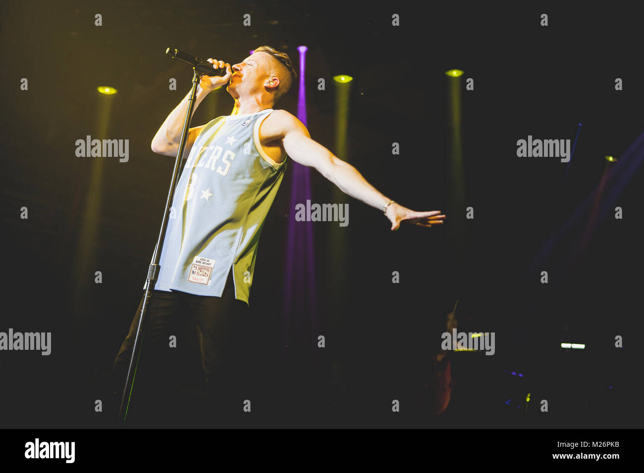 The American rapper Macklemore is here pictured live on stage at Tap 1 ...