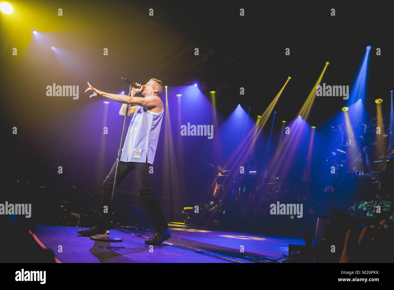 The American rapper Macklemore is here pictured live on stage at Tap 1 ...
