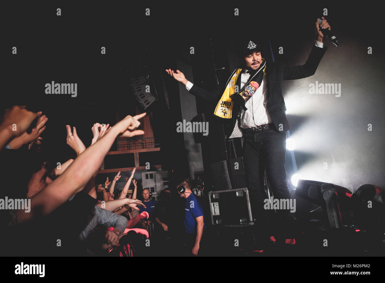 The electronic music project Major Lazer consists of the three ...