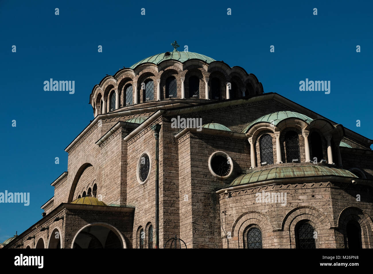 Exterior of the Eastern Orthodox St. Hagia Nedelya Church in the city ...