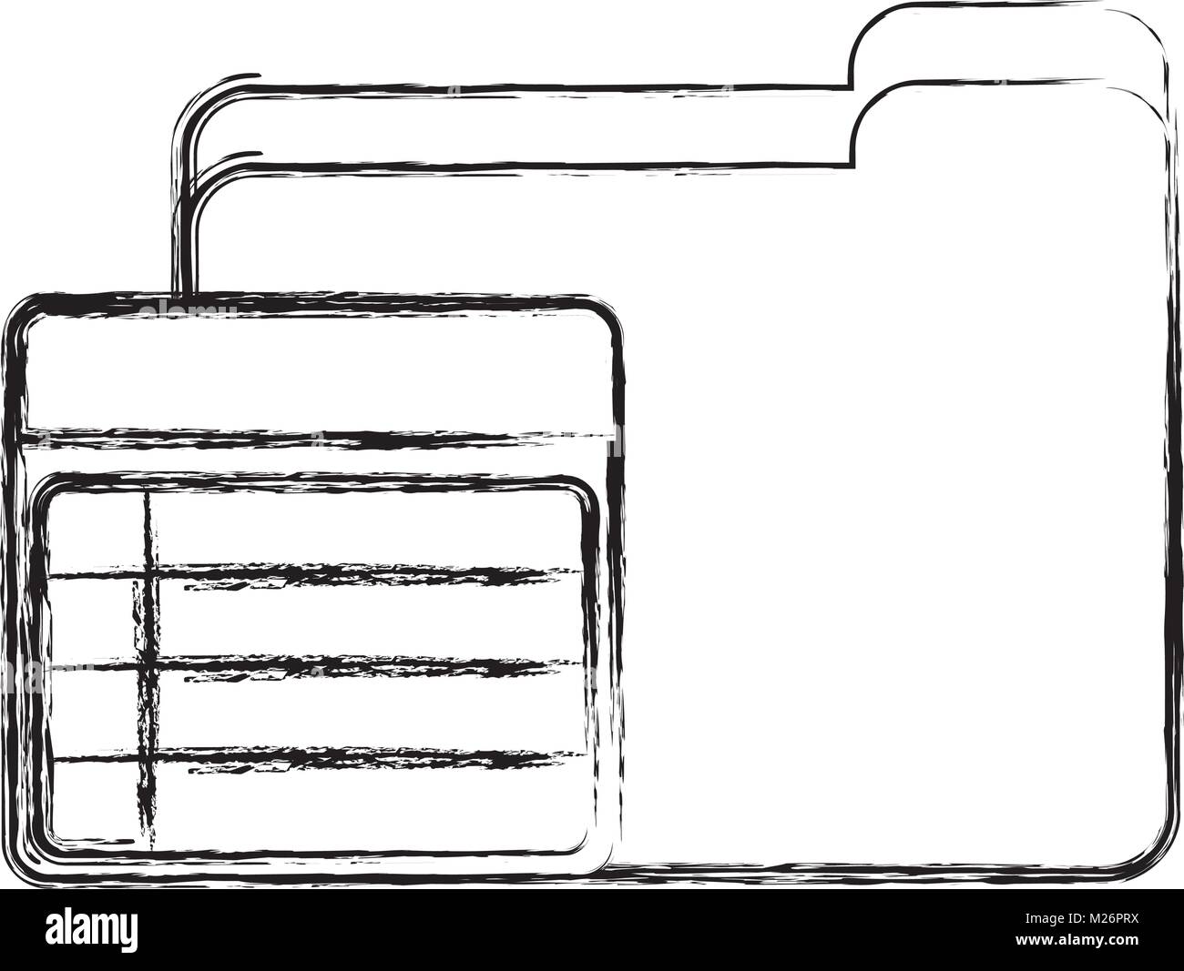 document folder icon Stock Vector Image & Art - Alamy