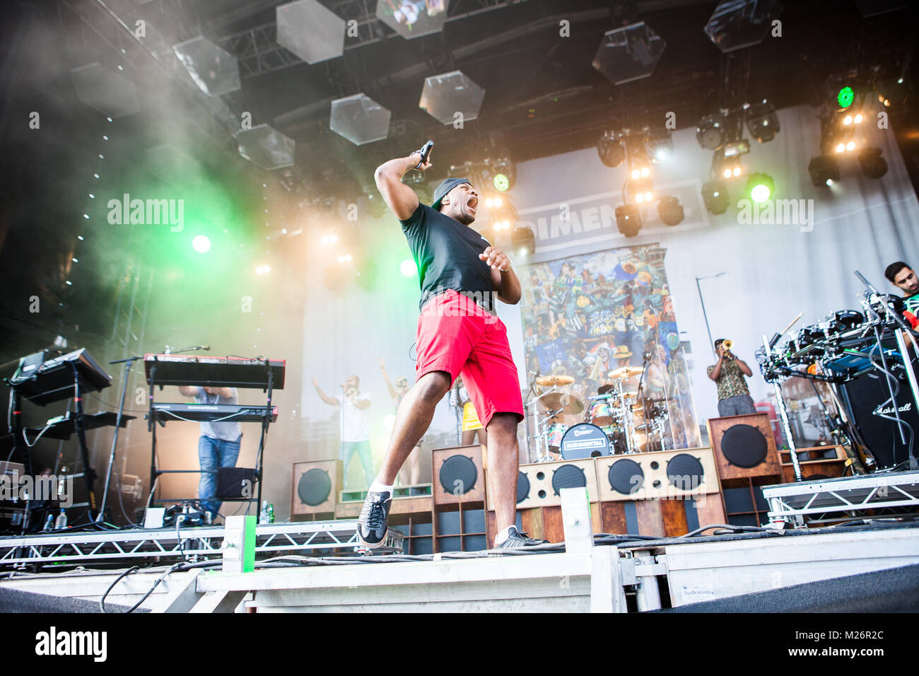 The British band Rudimental performs a live concert at the Scandinavian ...