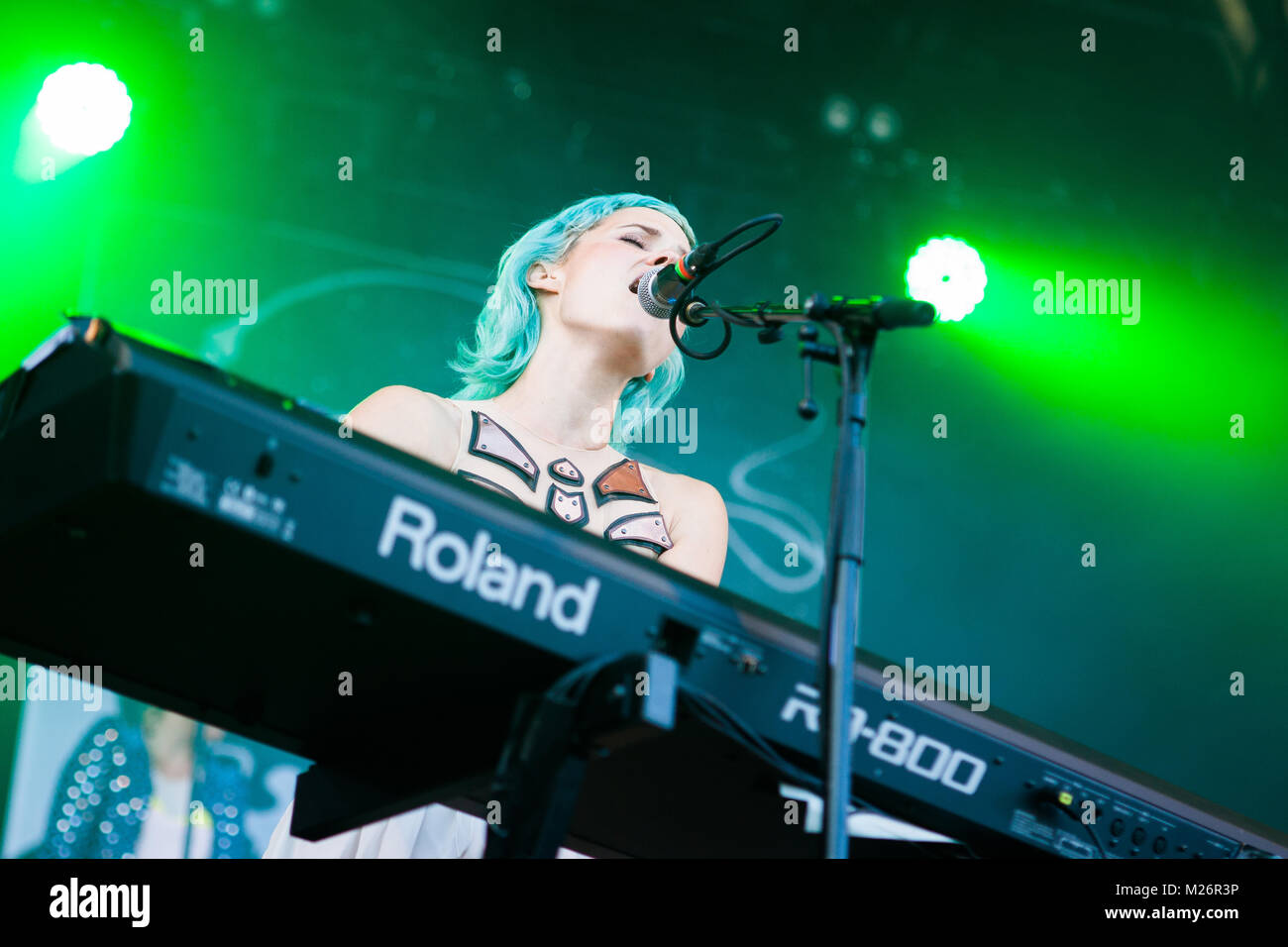The Danish singer, songwriter and musician Oh Land (Nanna Øland ...