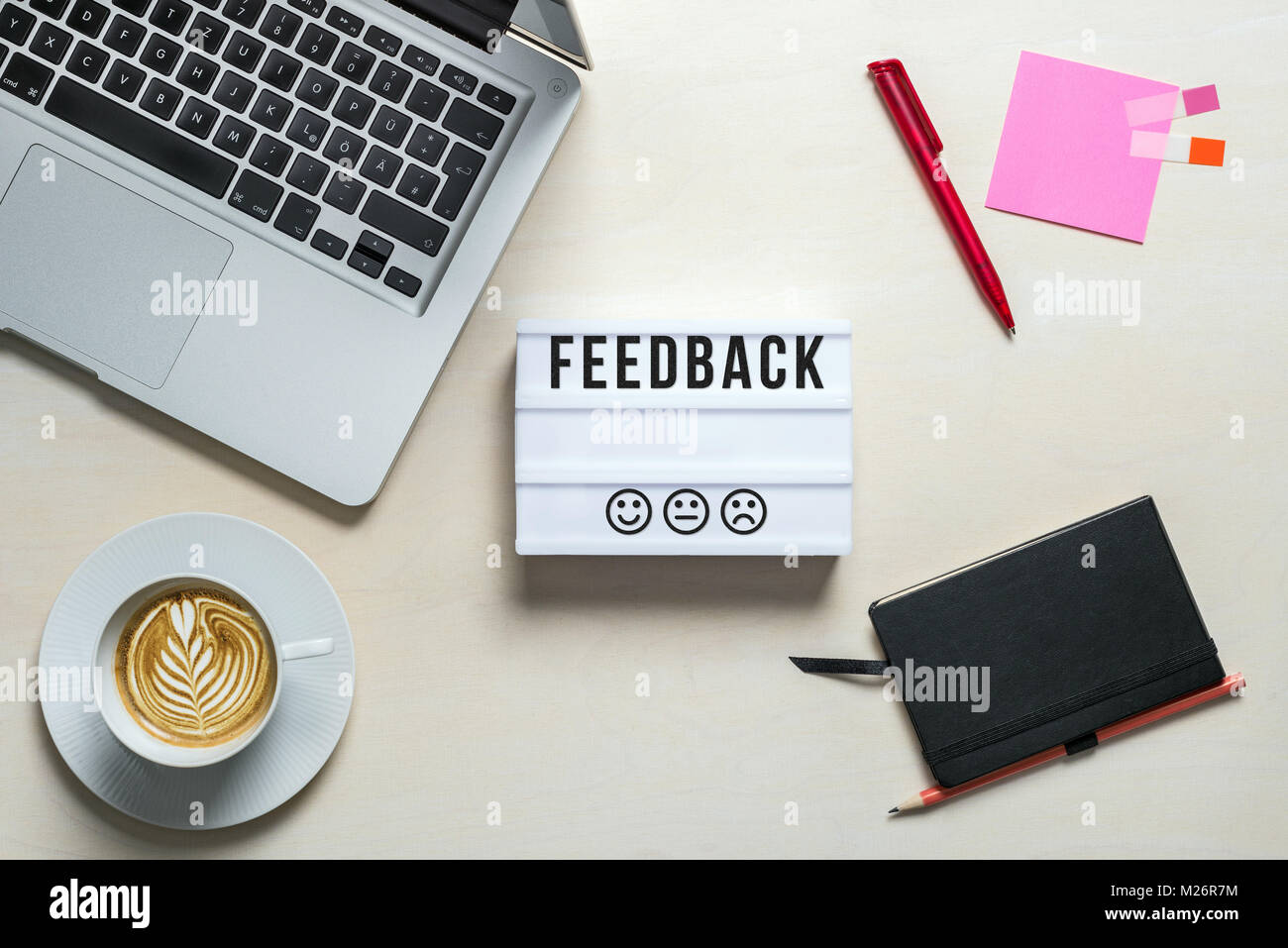 Feedback template hi-res stock photography and images - Alamy