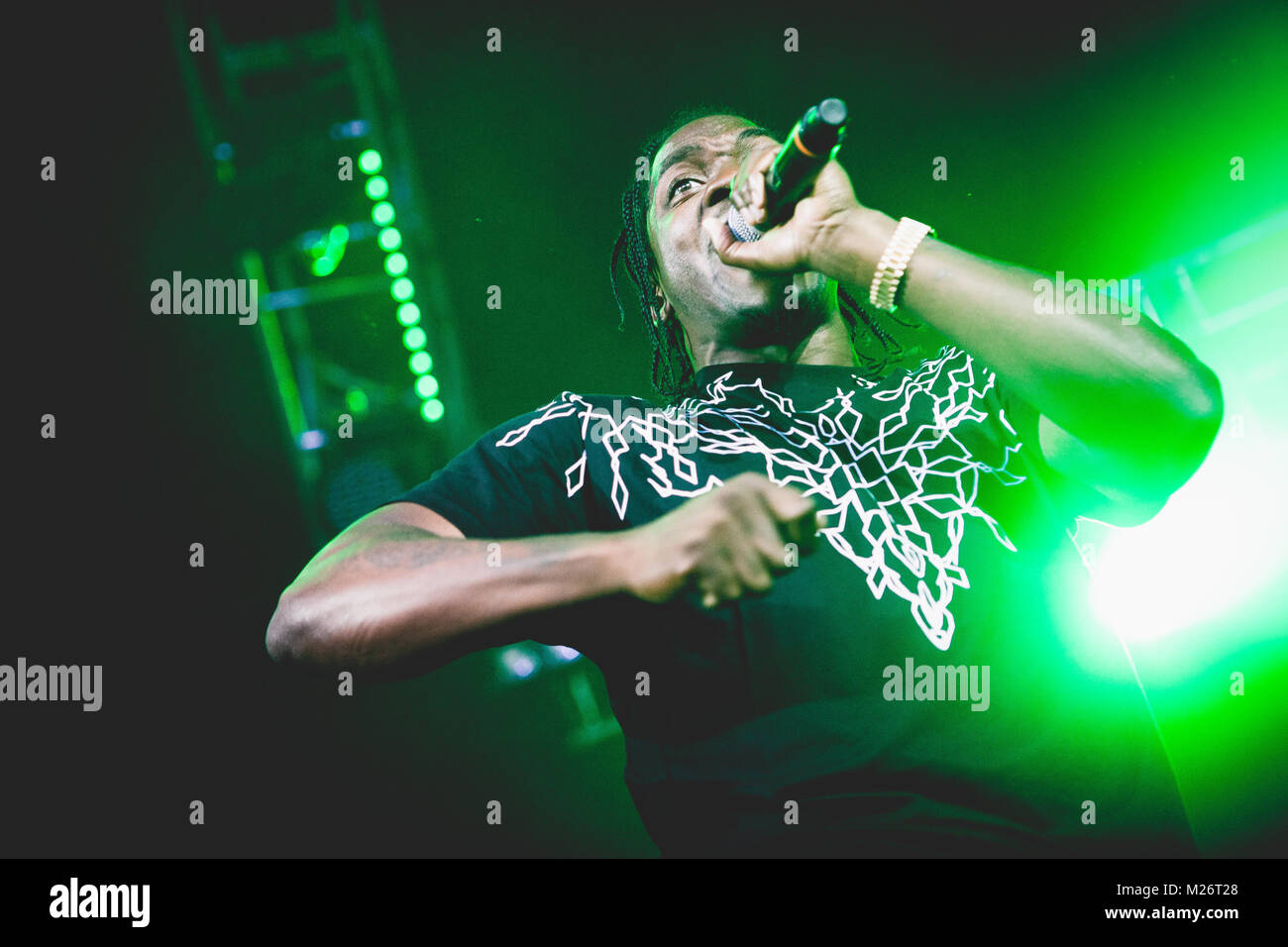 The American rapper Pusha T performs a live hip-hop concert at the ...