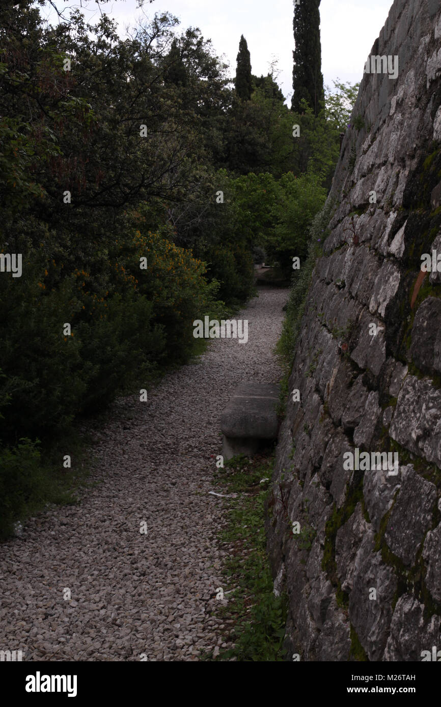 a walking path, nice, france Stock Photo - Alamy