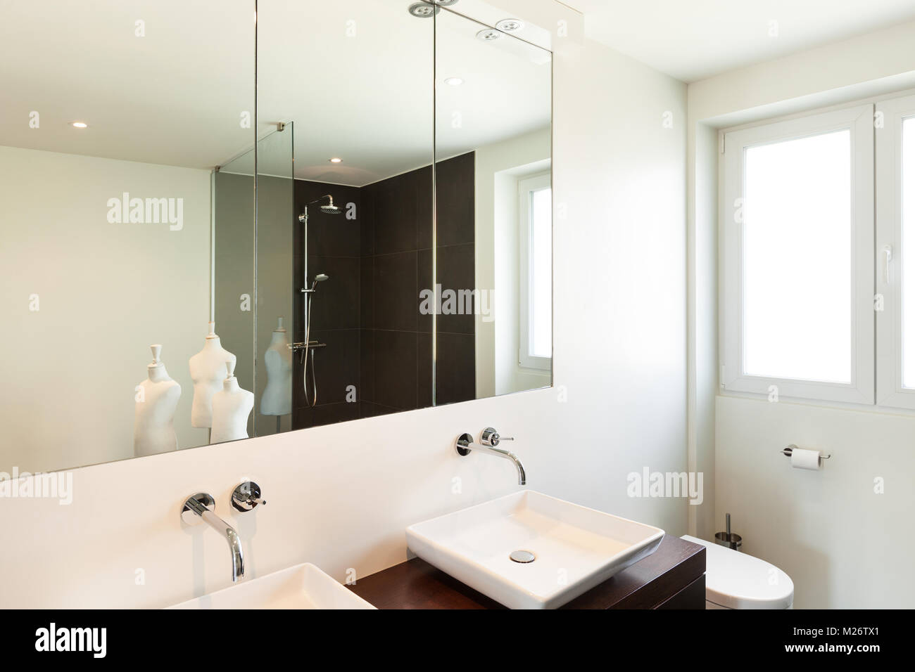 modern house, interior, bathroom view Stock Photo - Alamy