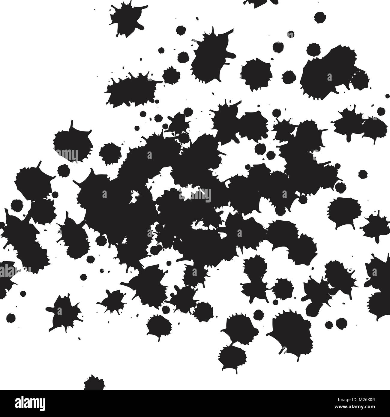 Black ink spill texture Stock Vector Images - Alamy