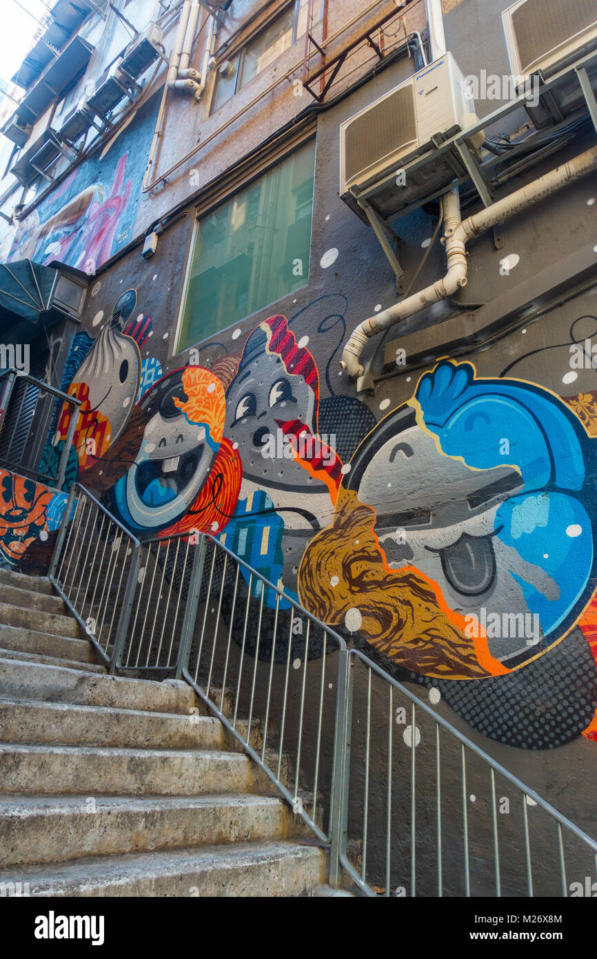 Graffiti Art Hong Kong Stock Photos & Graffiti Art Hong Kong Stock ...