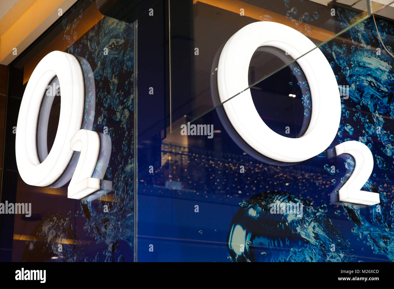 High street stores in Westfield Stratford, London Featuring: O2 Where ...