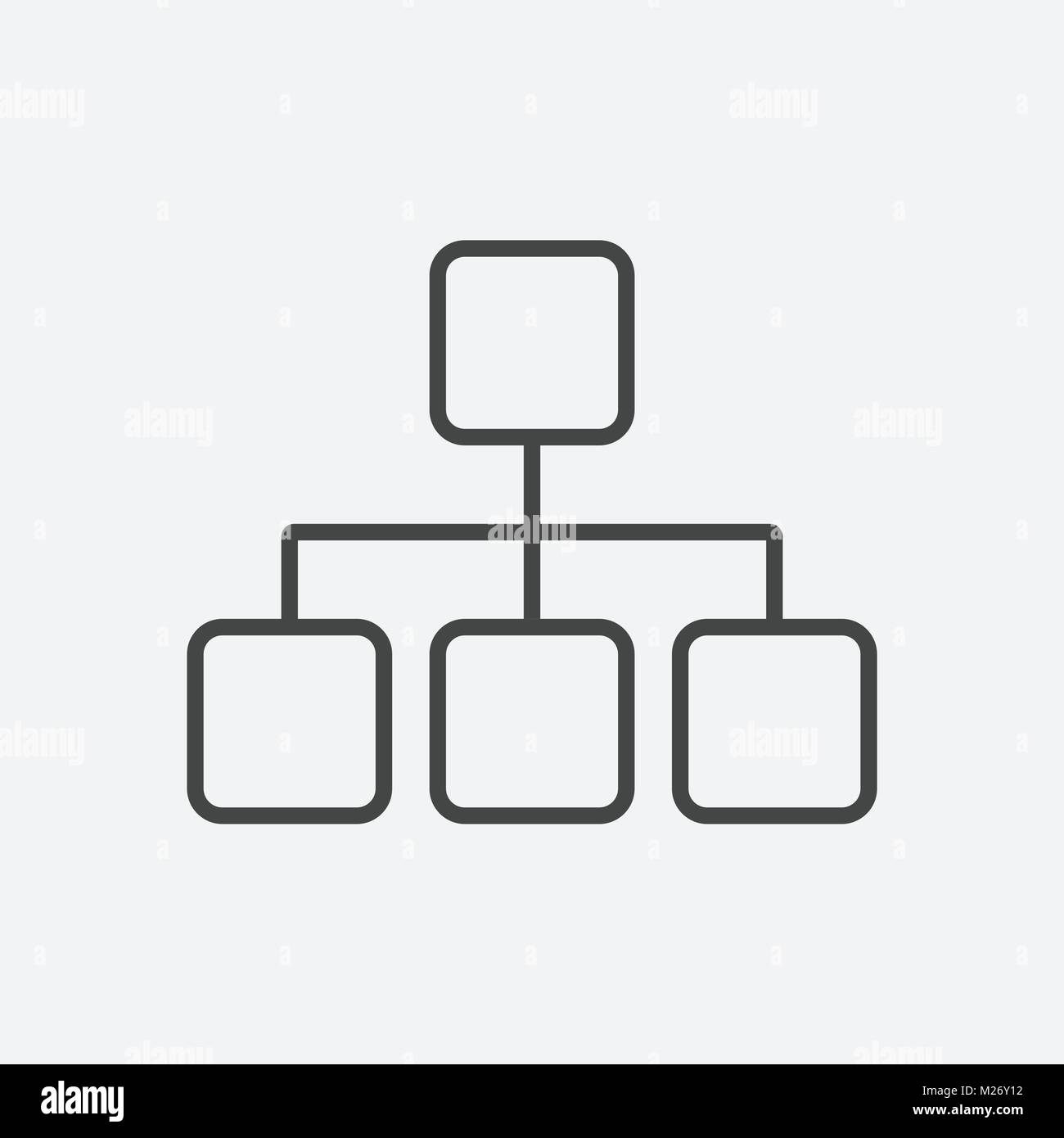 Structure simple flat icon. Vector illustration on white background ...