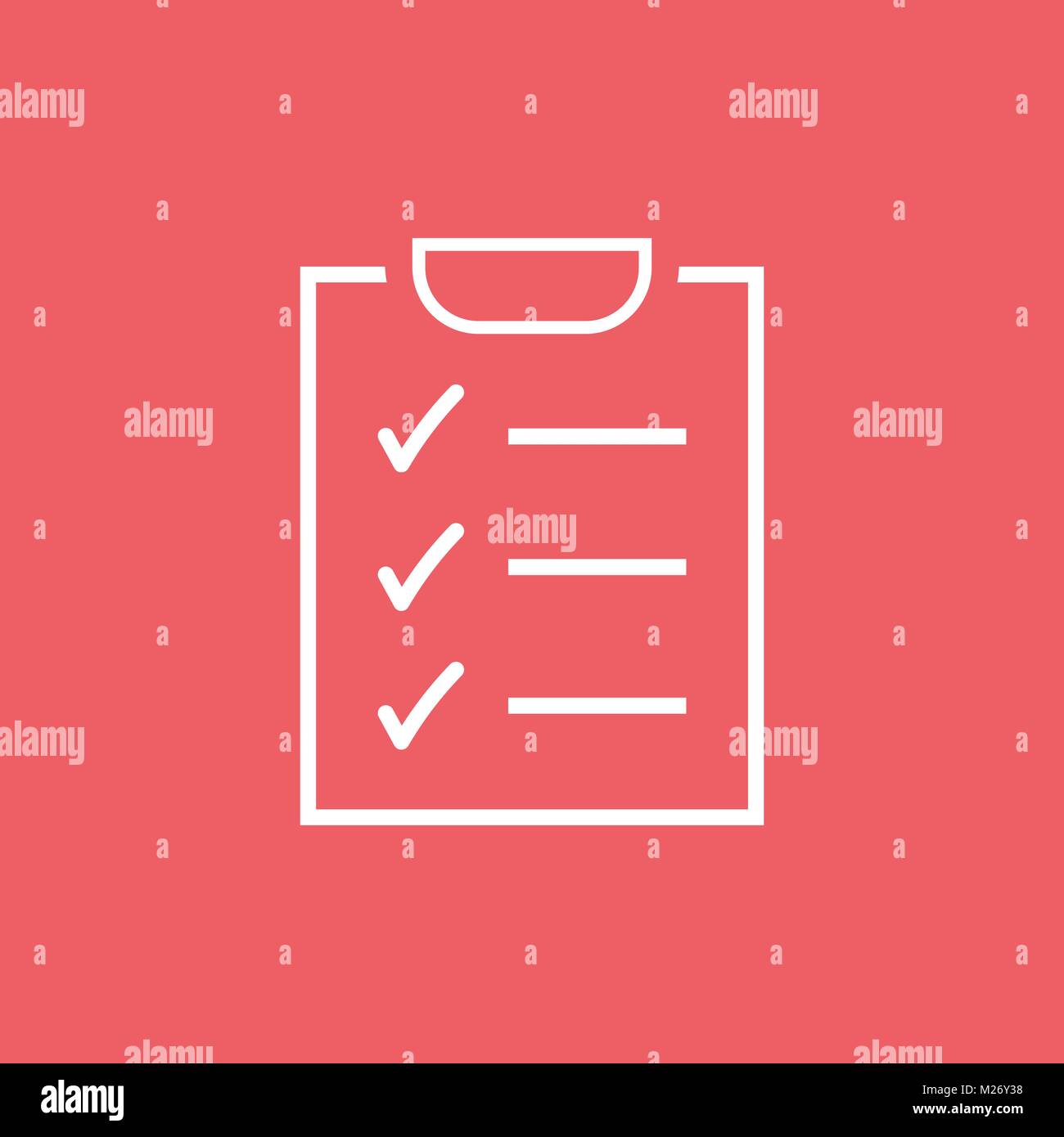 To do list icon. Checklist, task list vector illustration in flat style ...