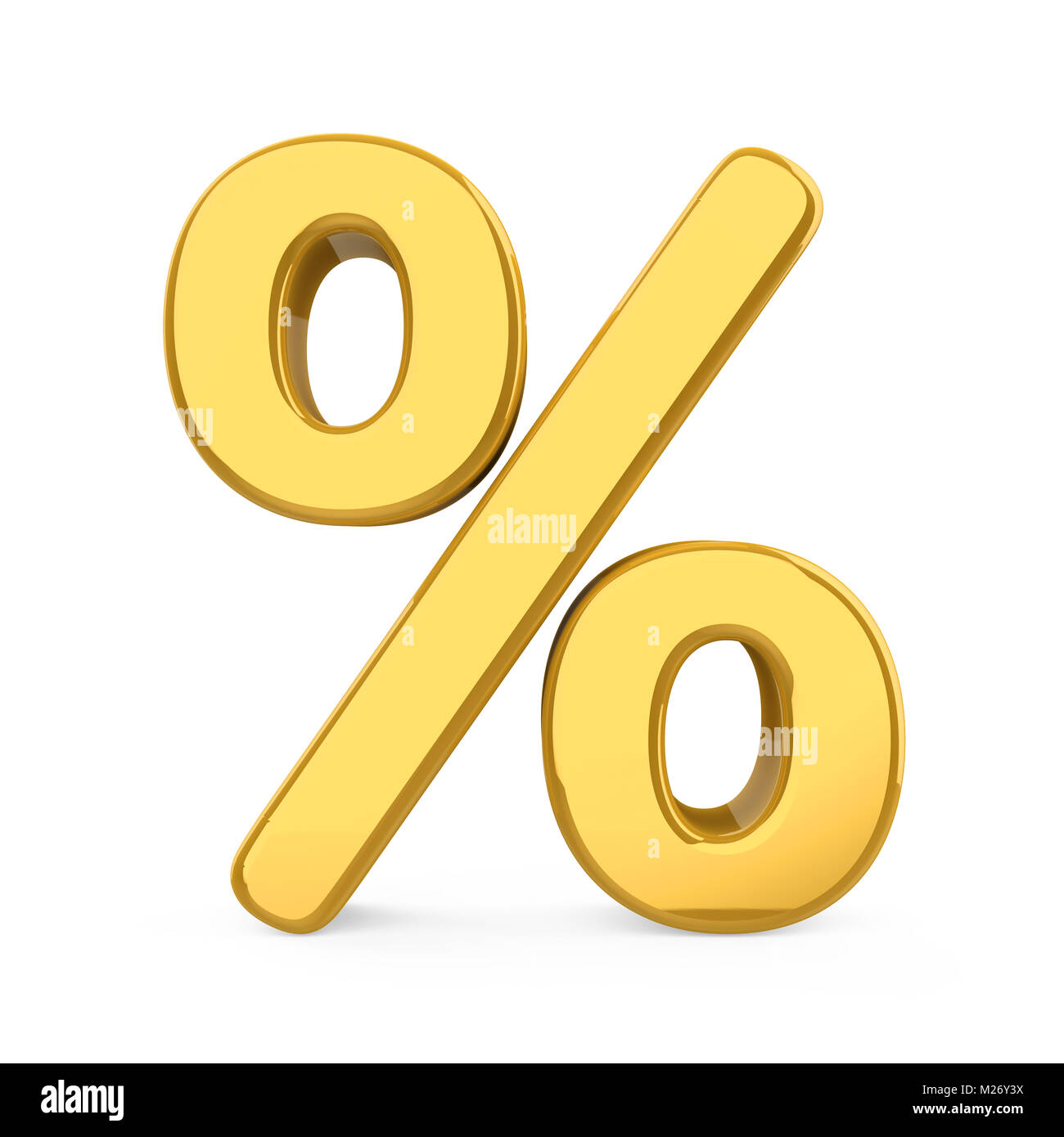 Percent Symbol Isolated Stock Photo - Alamy