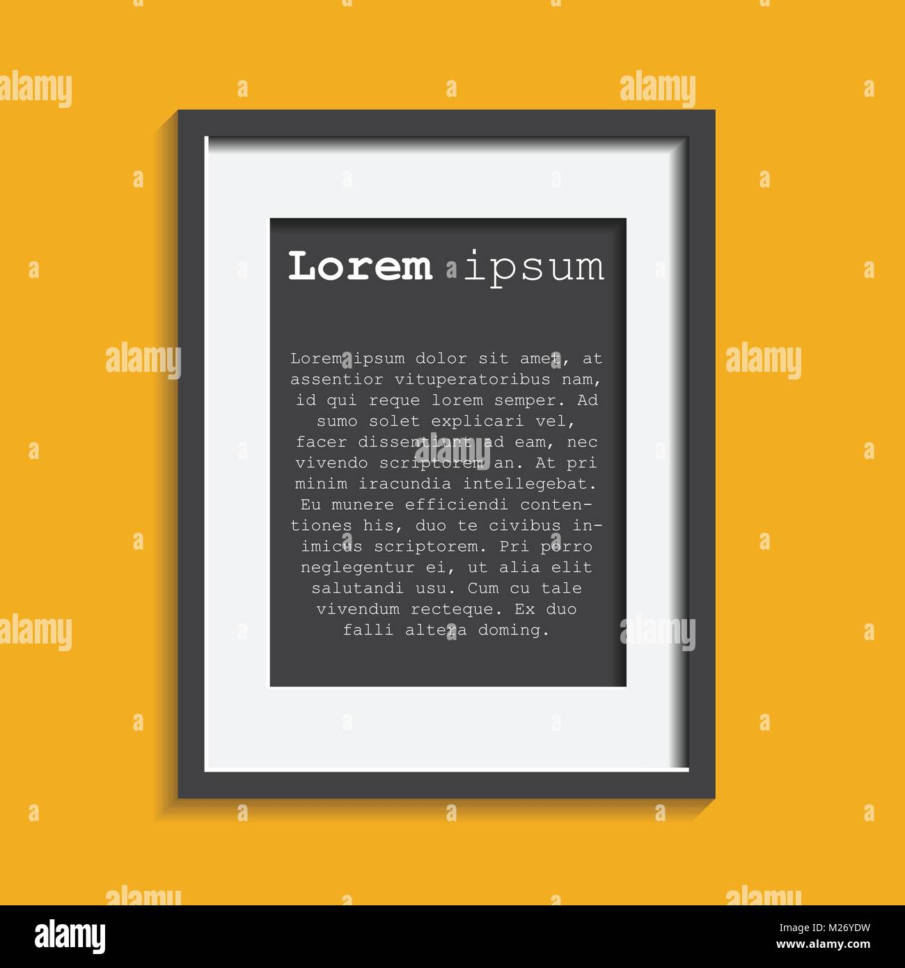 Content text on yellow Stock Vector Images - Alamy