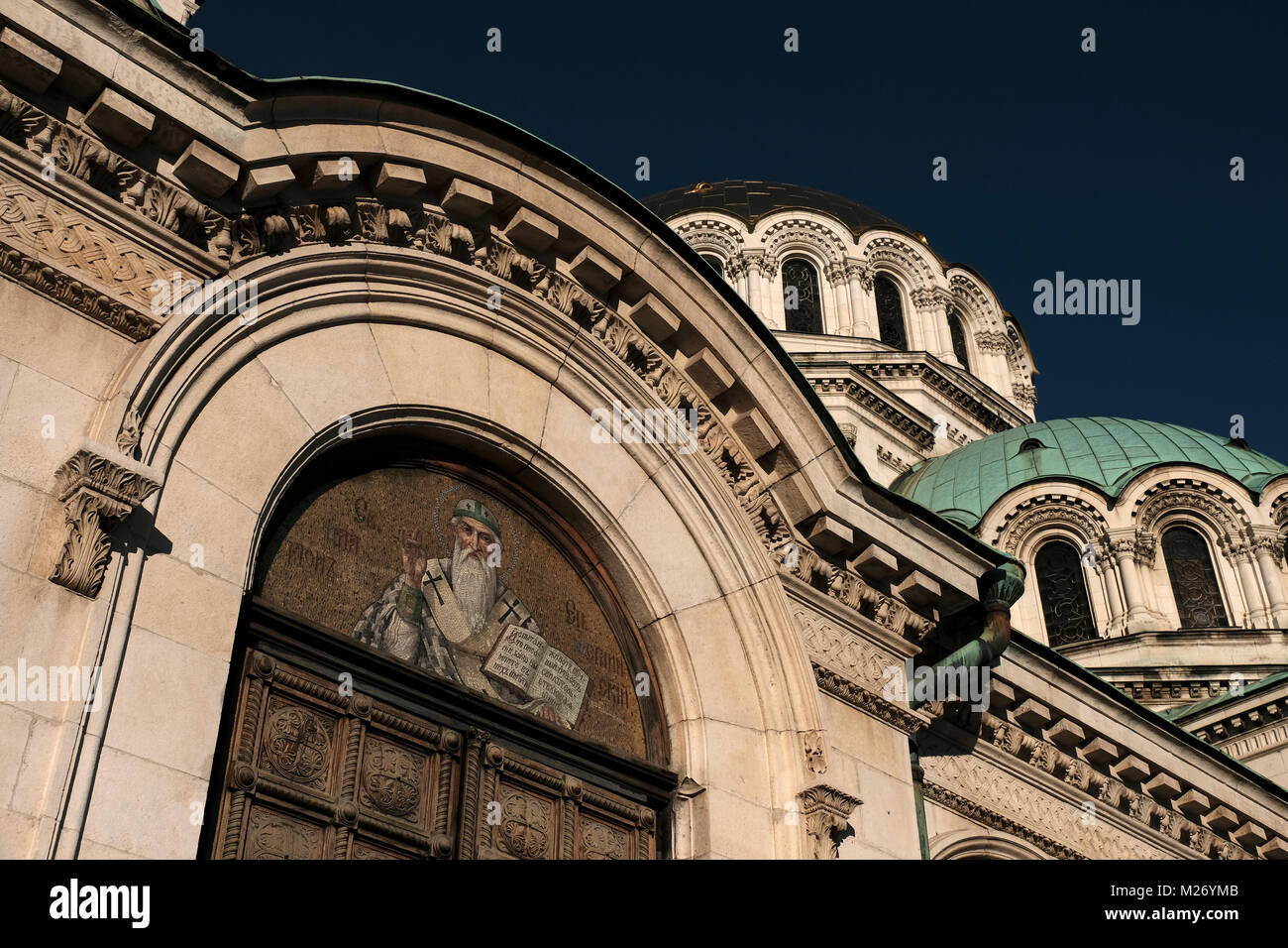 View of the Bulgarian Orthodox Saint Alexander Nevsky Cathedral built ...