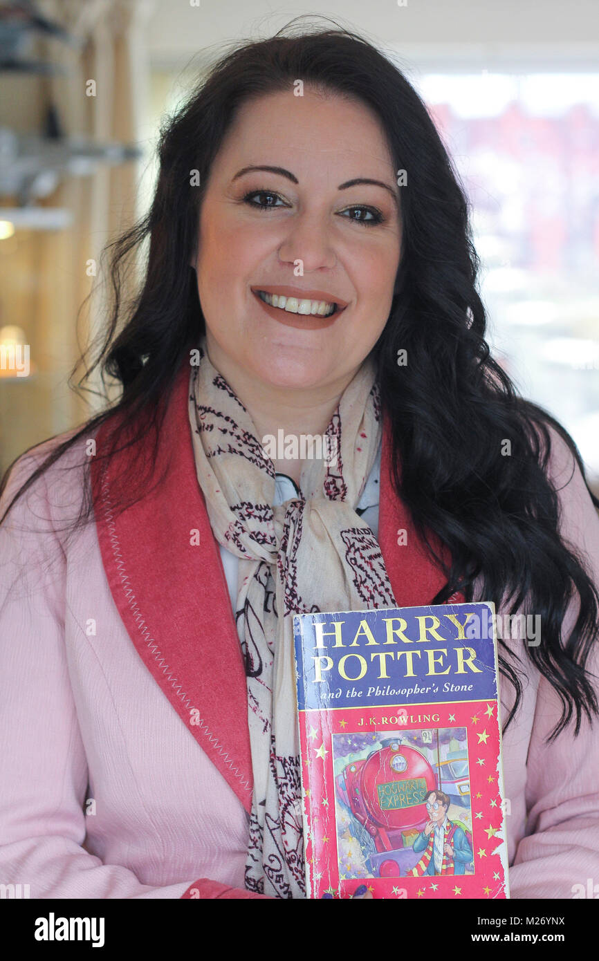 Wales, Peath, 3/02/2018, Victoria Maclean, in her house full of Harry ...