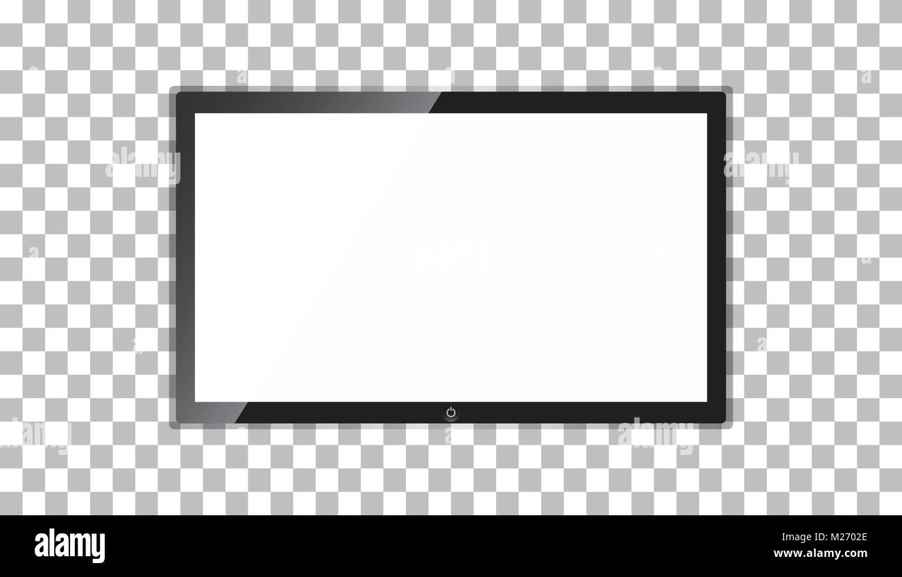 Tv Icon vector illustration in flat style isolated on isolated ...