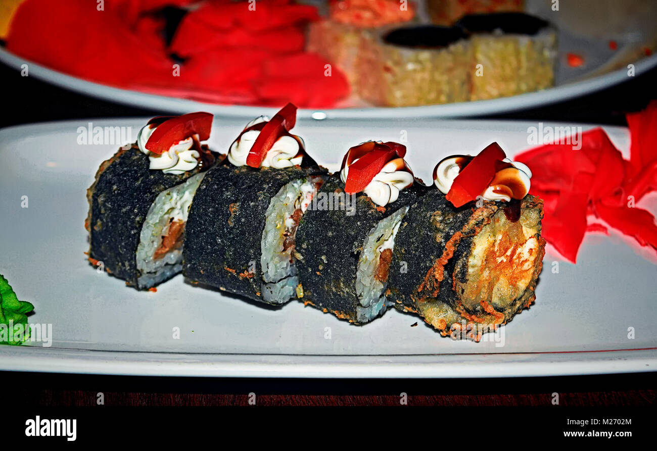 Set of baked rolls Stock Photo - Alamy