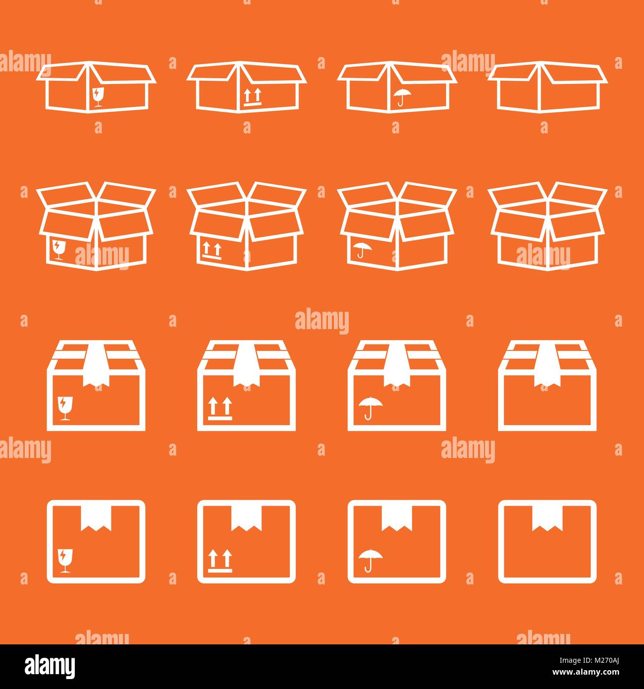 Gift surprise packing packaging Stock Vector Images - Alamy