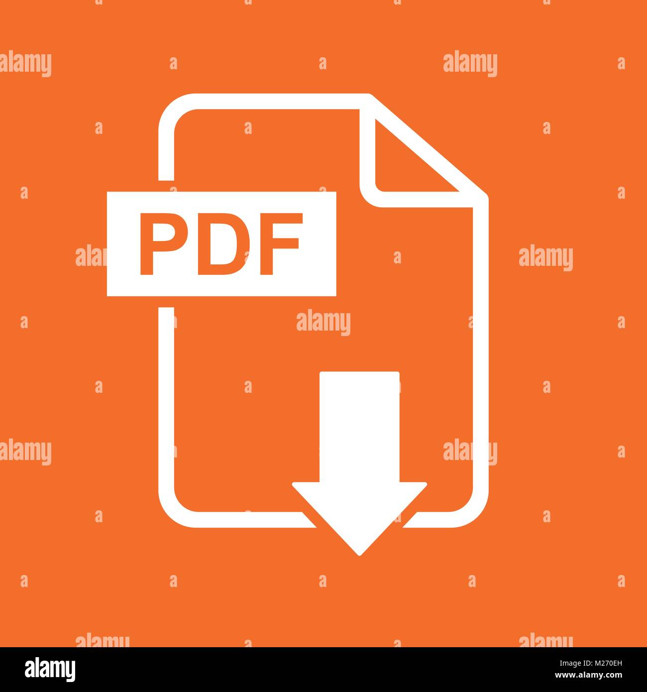 Ebook Template With Pdf Label Stock Vector Illustration