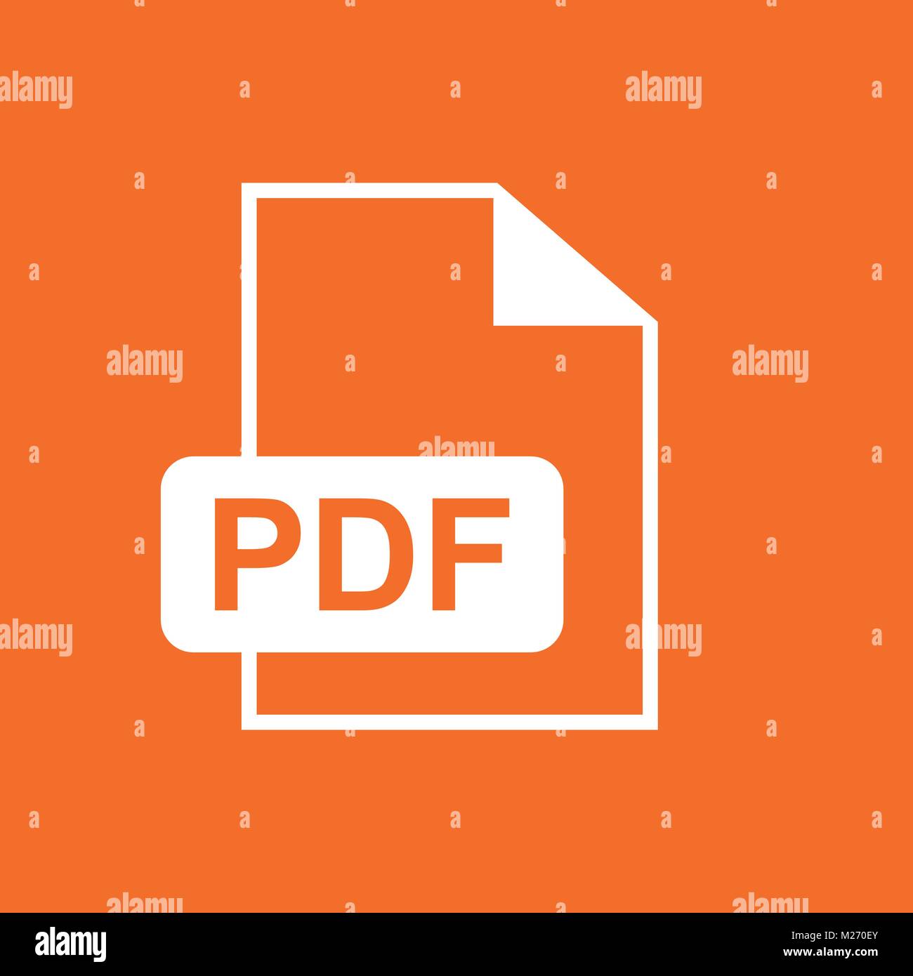 PDF download vector icon. Simple flat pictogram for business, marketing ...