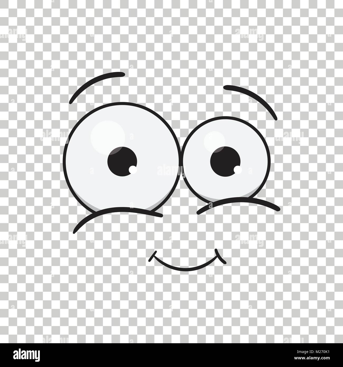 White smiley face. World smile day. Emoticon icon vector illustration ...