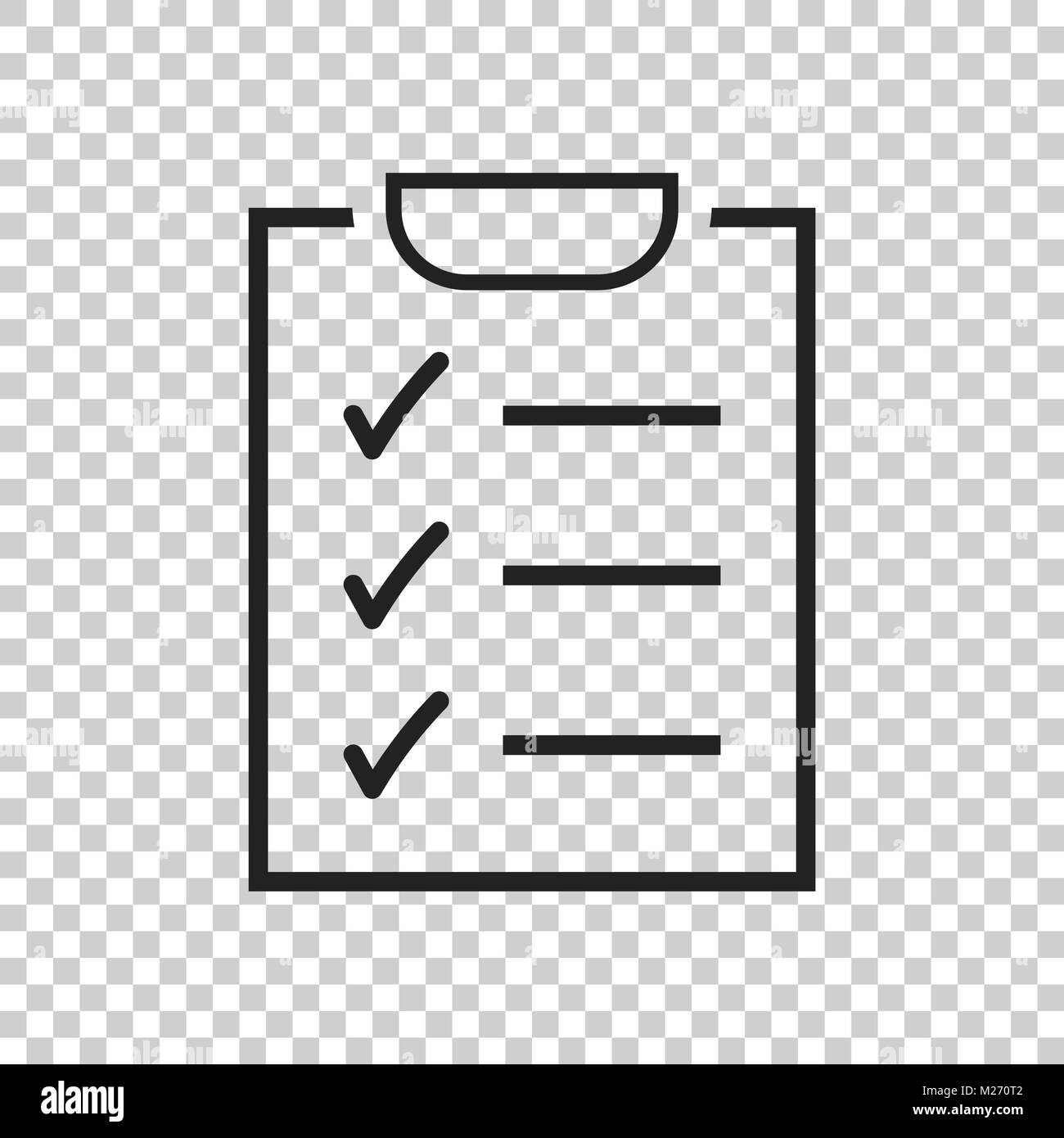 To do list icon. Checklist, task list vector illustration in flat style. Reminder concept icon ...
