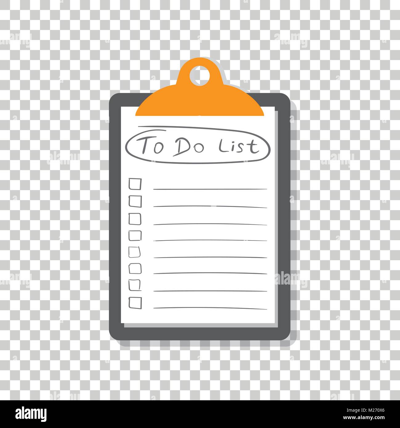 To do list icon with hand drawn text. Checklist, task list vector ...