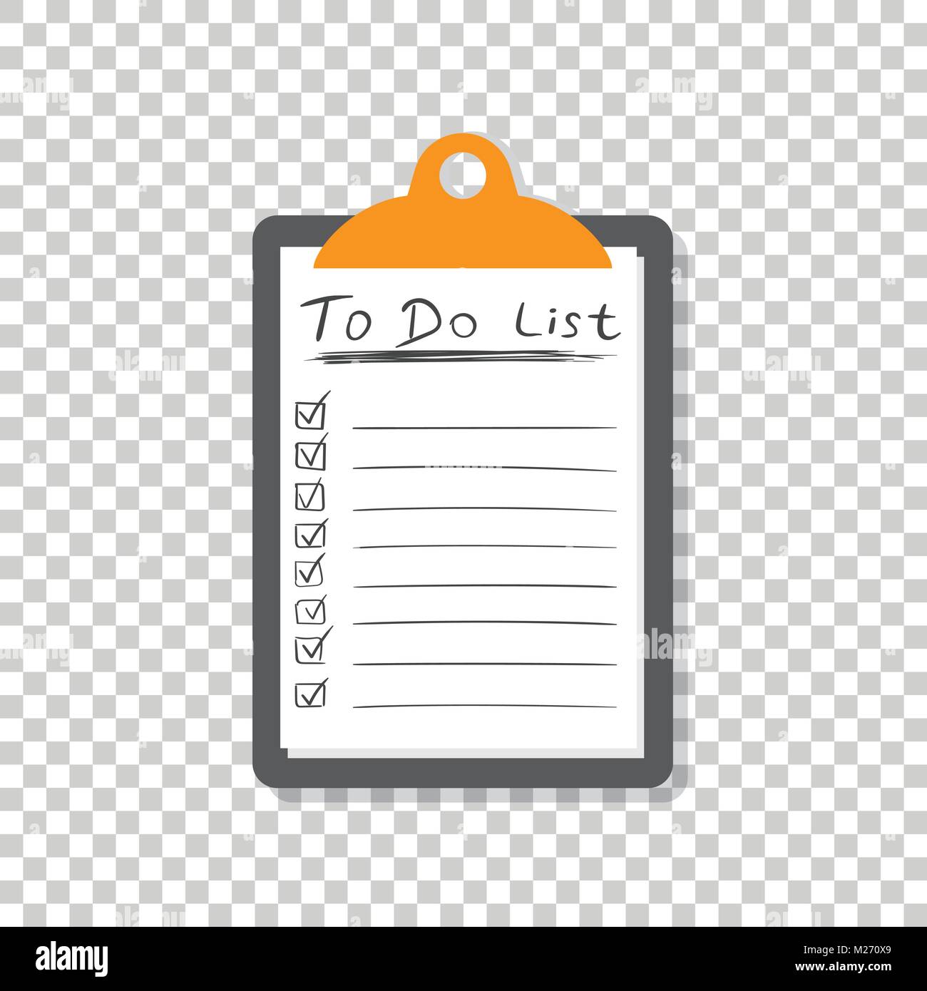 To do list icon with hand drawn text. Checklist, task list vector ...