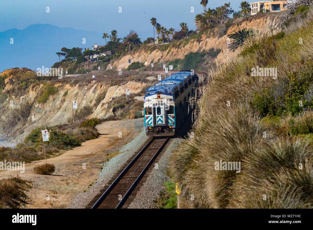 coaster train north county transit division between oceanside and san ...