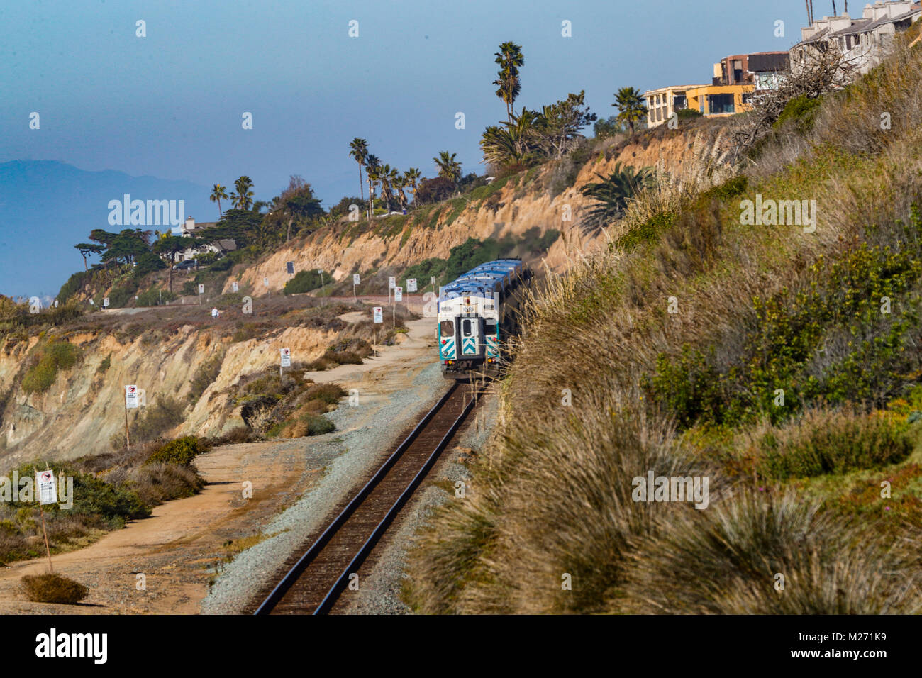 coaster train north county transit division between oceanside and san ...